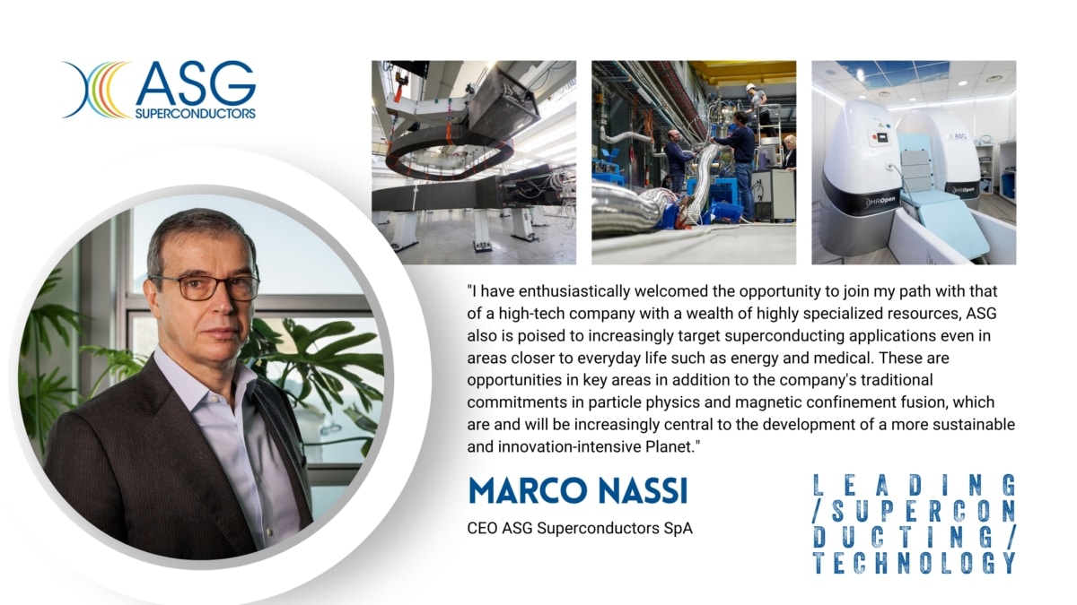 Marco Nassi appointed CEO of ASG Superconductors – MROpenEVO